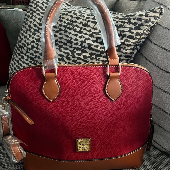 Dooney & Bourke | Bags | New Dooney And Bourke Pebble Grain Zip Satchel ...